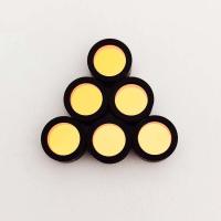 China Deep Cutoff 530 Optical Bandpass Filter For Fluorescence Microscope for sale