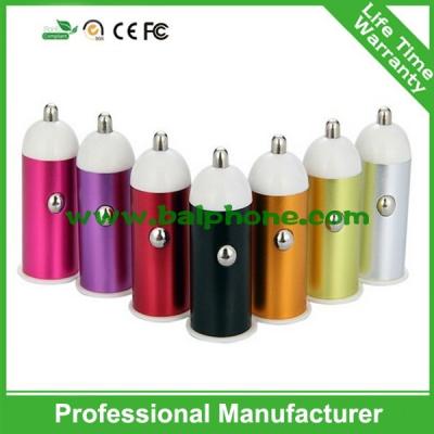 China 5V 1A Aluminum single usb car charger for iphone samsung for sale