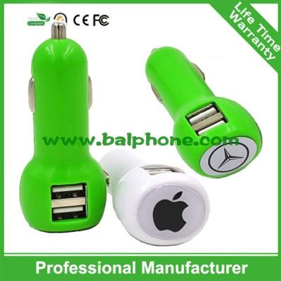 China colorful usb car charger 2 usb car charger audi usb adapter car charger for sale