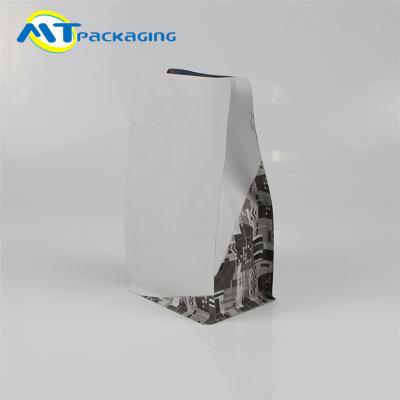 China Quad Seal Pouch For Coffee , Custom Printed Stand Up Pouches With Valve for sale
