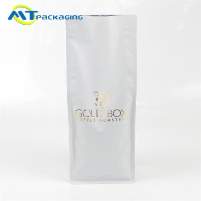 China Customized Printed Flat Bottom Pouch Oxygen Proof With Valve And Zipper for sale