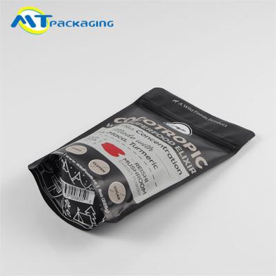 China Food Grade Stand Up Gusseted Pouch ISO Certification Full Color Printed for sale