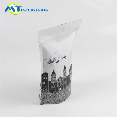 China Eco Friendly Coffee Pouch Bags Gravure Printing Zipper Design Color Optional for sale
