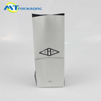China Food Grade Side Gusset Pouch With One Way Exhaust Valve Color Optional for sale