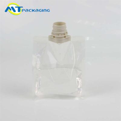 China Stand up transparent laminated aluminum flat bottom Pouch  for honey for sale