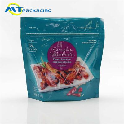 China Oxygen Isolation Stand Up Gusseted Pouch Laminated Material For Spices for sale