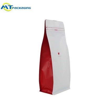 China Eight-side coffee packing bag self-sealing custom printing with zipper for sale