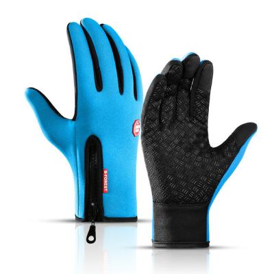 Cina Unisex touchscreen Guanti ciclistici invernali Guanti caldi per le dita Piene Guanti per la bicicletta Sci guida in vendita