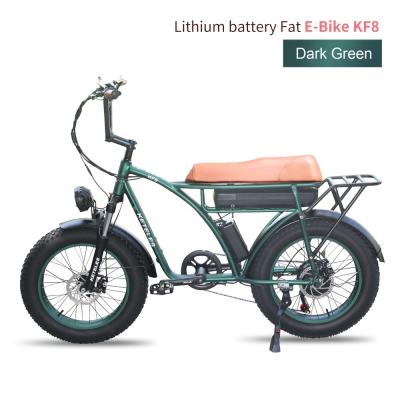 China 20 inch Fat Tire Electric Bike with 23AH Battery Capacity and 7-Speed Gear in EU Stock for sale