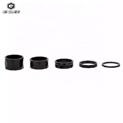 China High Strength Carbon Fiber Road Mountain Bicycle Stem Spacers 3/5/10/15/20mm Height for sale
