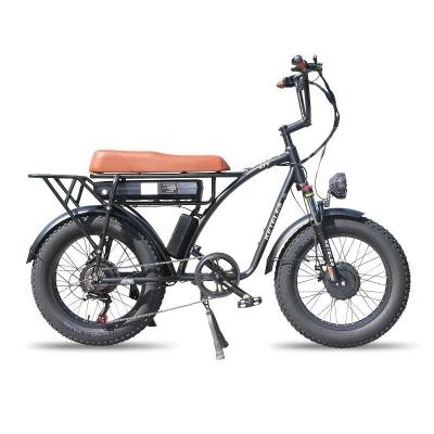 Cina 23AH Capacità della batteria 1000W 2000W Motore 20 pollici Fat Bike Electric Bike Supporto personalizzato in vendita