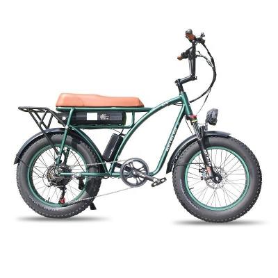 Cina 23AH Capacità della batteria 1000W 2000W Motore 20 pollici Fat Bike Electric Bike Supporto personalizzato in vendita