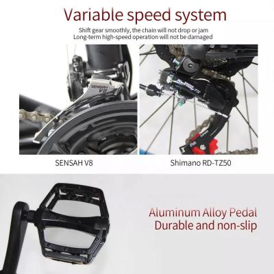 Cina 48V 250W Motor Electric Mountain Bike con batteria al litio da 10AH e batteria integrata in vendita