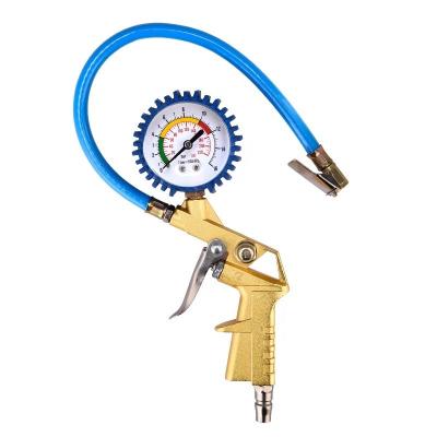 China Aluminum Auto Tire Air Inflating Gun Digital Tire Pressure Gauge 200 PSI Max Pressure for sale