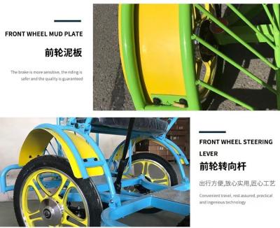 Cina Cornice in acciaio 26' Tandem 4 ruote Bicicleta stradale per adulti per turisti in spiaggia in vendita