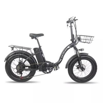 China 15AH Lithium Battery Electric Folding Bike EU Warehouse Dropshipping with 250W Motor for sale