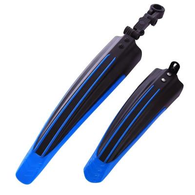 Cina 53.2 cm Blue Mountain Bike Mudguards Rapido rilascio Anteriore e posteriore Bicicletta Mudguards in vendita