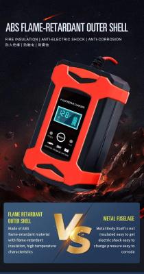 Cina Tester batteria Display a colori LCD per motocarri Auto SUV Camion-seco piombo-acido AGM GEL SLA in vendita