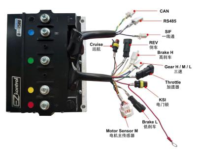 Cina Controller a corrente continua senza spazzole da 48V a 27 velocità con Bluetooth per biciclette ibride elettriche da 3 kW a 20 kW in vendita