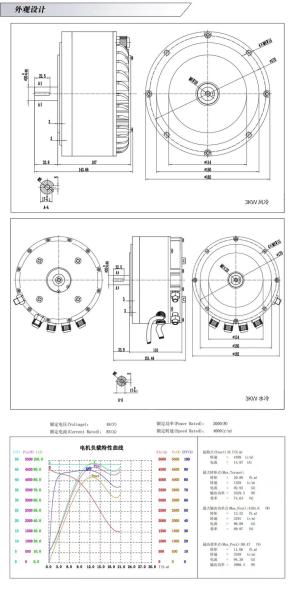 Quality Electric Cropper Liquid Air Cooling 3KW Electric Golf Car Motor Scooter Kit for sale