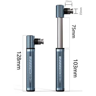 Cina 14.5*7.2*4.1cm Mini Universal Aluminum Alloy Bike Pump con AV FV e Schrader Valve in vendita