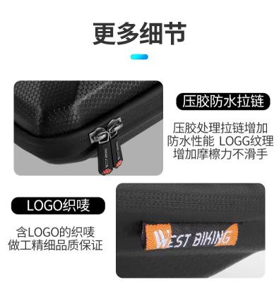 China WEST BIKING 1-1.5L Bicycle Bag Waterproof EVA Hard Shell and 145g for Road Bike Frame for sale
