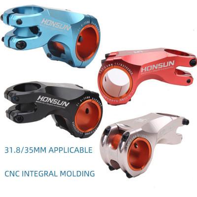 China Red 2021 MTB Colorful Stem Alloy 31.8/35*70mm 17 degree for XC AM Road Bike Handlebar for sale