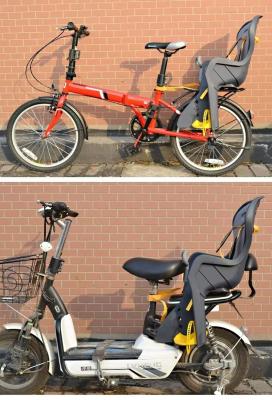 Cina Materiale di guscio di plastica grande spazio seggiolino per biciclette per bambini facile da installare in vendita