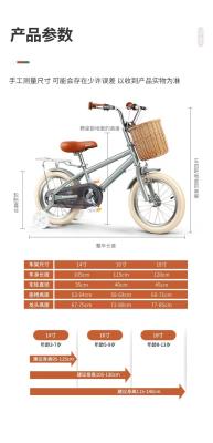 Cina Bici di allenamento per bambini con forchetta di acciaio per ragazze e ragazzi di età compresa tra 2 e 7 anni Correre in bicicletta in vendita