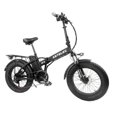 China 2024 Direct 20x4.0 Inch Fat Tire Folding E-Bike 1000W met 7 snelheidsversnellingen Achterhoekmotor Te koop