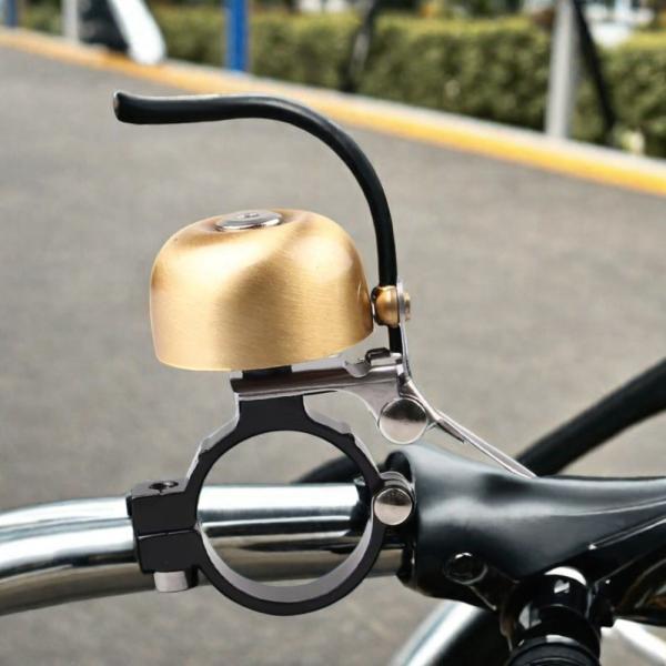 Quality Aluminium Horn for Classic Retro Bicycle Cycling Black Gold Bike Handlebar for sale
