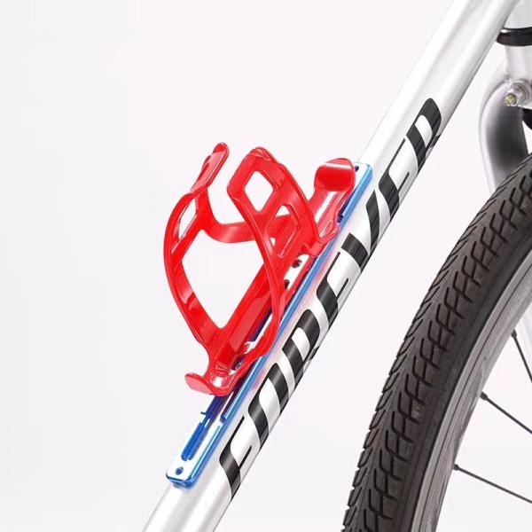 Quality Silver Bicycle Bottle Holder Extender with Adjustable Alloy Bike Bottle Cage for sale