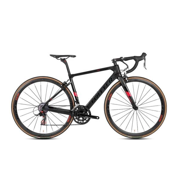 Quality Carbon Fibre Bead Pedal V Brake 22 Speed Road Bike 700c Full Carbon Bicycle for Benefit for sale