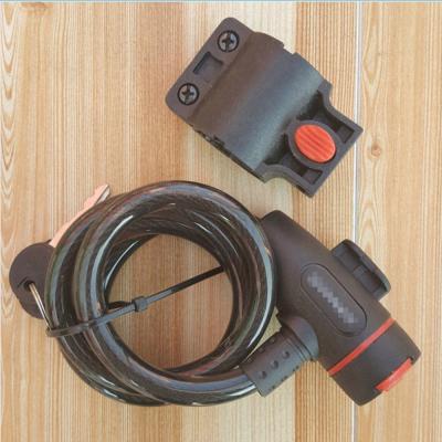 Cina Anti-furto di biciclette di sicurezza blocco in acciaio inossidabile bobina del cavo per castello motociclo motociclo MTB bicicletta con 2 chiavi in vendita