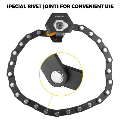 Cina Mountain Bike Road Bicicletta Chiusura pieghevole Antifurto 85cm con 3 chiavi Zinc Legata Legata Acciaio in vendita