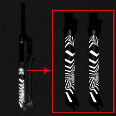 Cina 2021 ENLEE Adesivi per forcelle riflettenti MTB Bicicleta stradale/Scooter 3D Accessoari per biciclette con pellicola protettiva in vendita