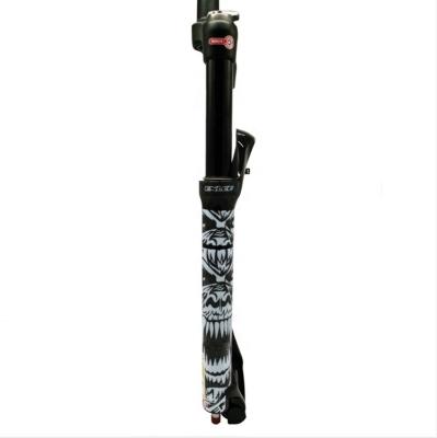 China 3D Waterproof Bicycle Fork Protection Sticker for Decorative Cycling Frame Guard for sale