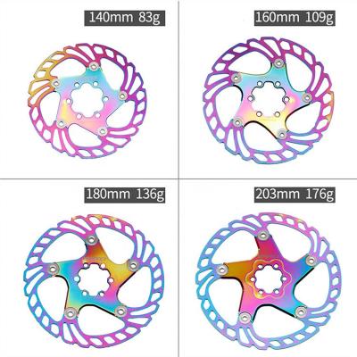 Cina BMX RAINBOW 2021 Full CNC Road Bike Brake Disc 140/160/180/203mm Riscaldamento rapido in vendita