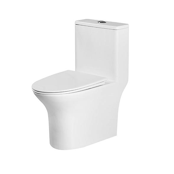 Quality Mildew Resistant One Piece Toilets 375x665x760mm One Piece Toilet Closet For Bathroom for sale