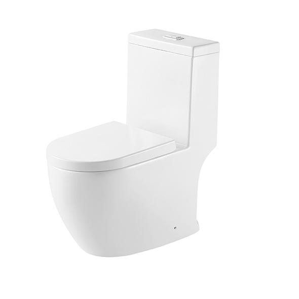 Quality White Dual Flush One Piece Toilet 370x695x815mm S Trap Water Closet Compact Orin OR8215 for sale