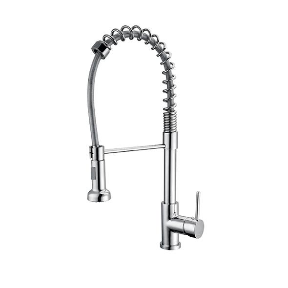 Quality Modern Hot Cold Kitchen Tap Chrome Kitchen Mixer Faucet 550mm Orin OR56056 for sale