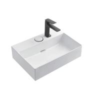 China Space Saving White Countertop Sink Durable Rectangular Ceramic Vessel Sink Orin OR8652 for sale