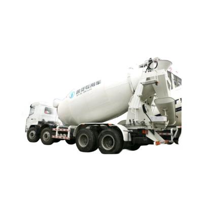 Cina Mobile pesante Shancman 8X4 Chassis Concrete Mixer Truck Discarica idraulica in loco in vendita