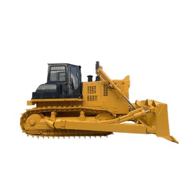China SD32 HD32 39T 320HP Hydraulic Dozer Crawler Bulldozer With Rear 3 Teeth Three-Shank Ripper 9cbm 10cbm Half U Blade for sale