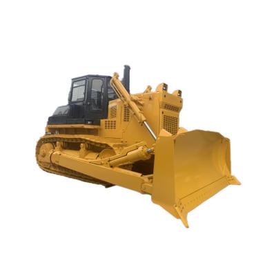 China SD32 HD32 39T 320HP Hydraulic Dozer Crawler Bulldozer With Rear 3 Teeth Three-Shank Ripper 9cbm 10cbm Half U Blade for sale
