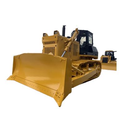 China SD32 HD32 39T 320HP Hydraulic Dozer Crawler Bulldozer With Rear 3 Teeth Three-Shank Ripper 9cbm 10cbm Half U Blade for sale
