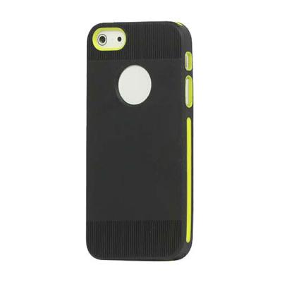 China iPhone 5 Two-Tone Rigid Case – Black / Yellow for sale