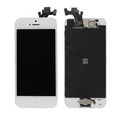China iPHONE 5 Genuine Lcd Screen with Digitizer With All Parts- White - Grade A for sale