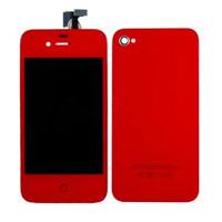 China iPHONE 4S Lcd Screen with Compatible Digitizer and Backcover - Red for sale
