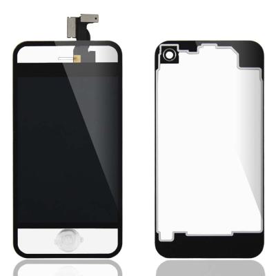 China iPHONE 4s Lcd Screen with Compatible Digitizer and Backcover - Transparent Black for sale